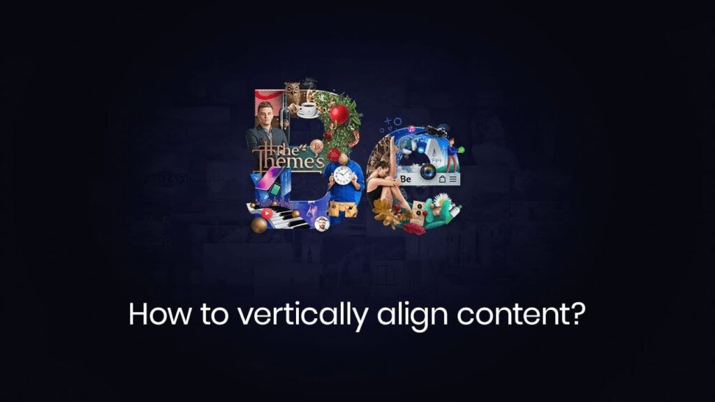 How to align content vertically? - BeTheme