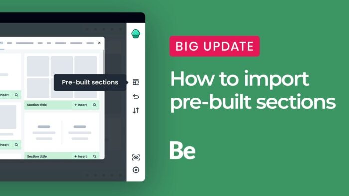 How to import pre-built sections? - BeTheme
